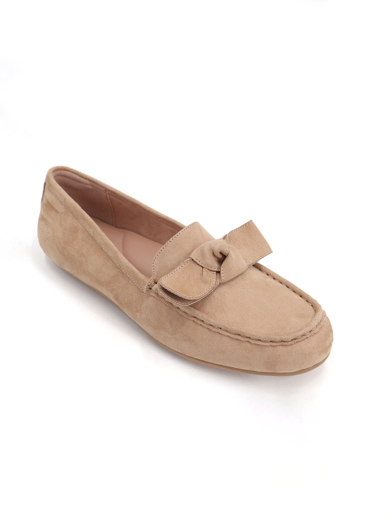 Time & Tru Women's Comfort Driving Moc Loafer with Memory Foam - Tan ...