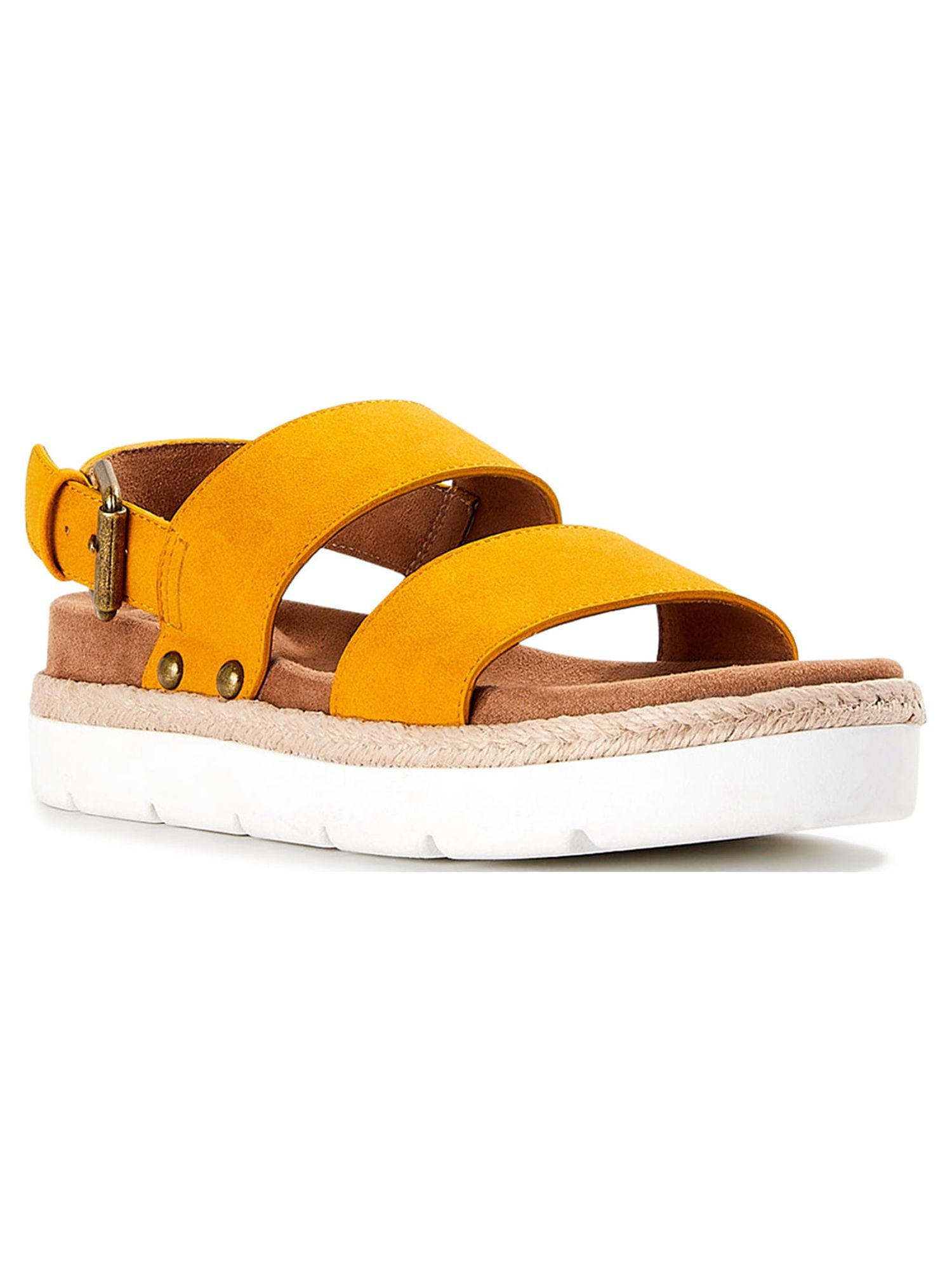 Time and Tru Women's Comfort Flatform Sandals - Walmart.com