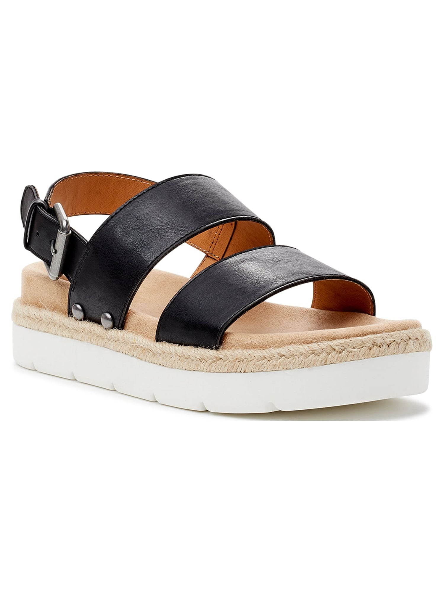 Time and Tru Women's Comfort Flatform Sandals - Walmart.com