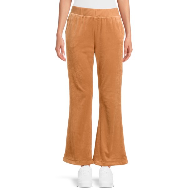 Time and Tru Women's Corduroy Velour Pants - Walmart.com