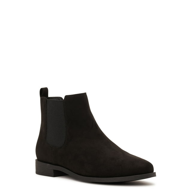 Time and Tru Women’s Core Chelsea Boot - Walmart.com