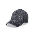 Time and Tru Women's Cotton Twill Black Leopard Baseball Hat, Black ...
