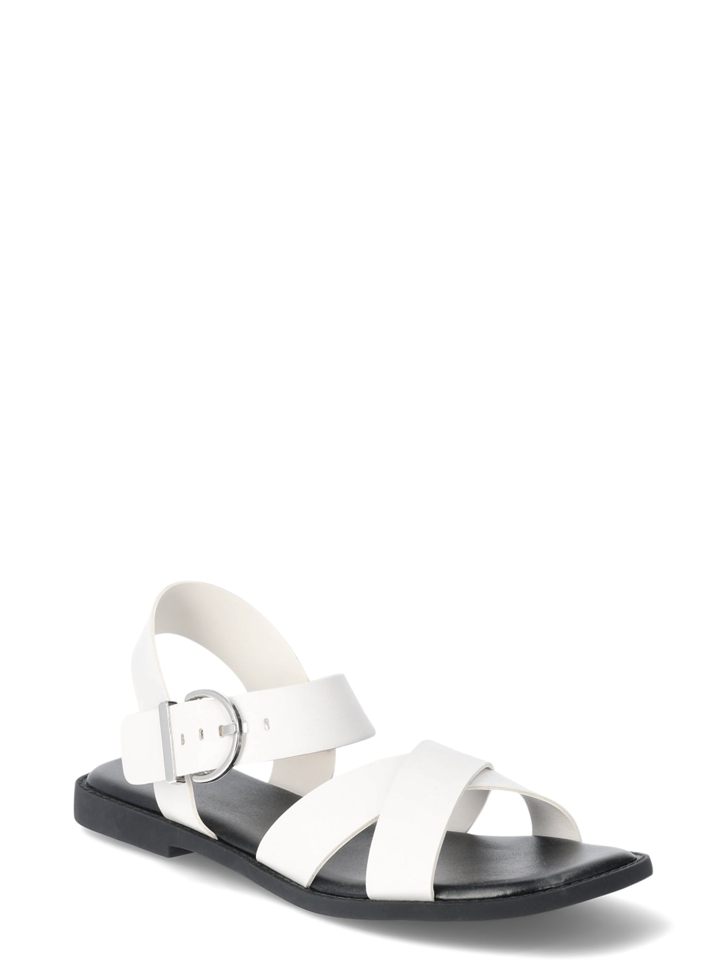 Time and Tru Women's Criss Cross Sandals - Walmart.com