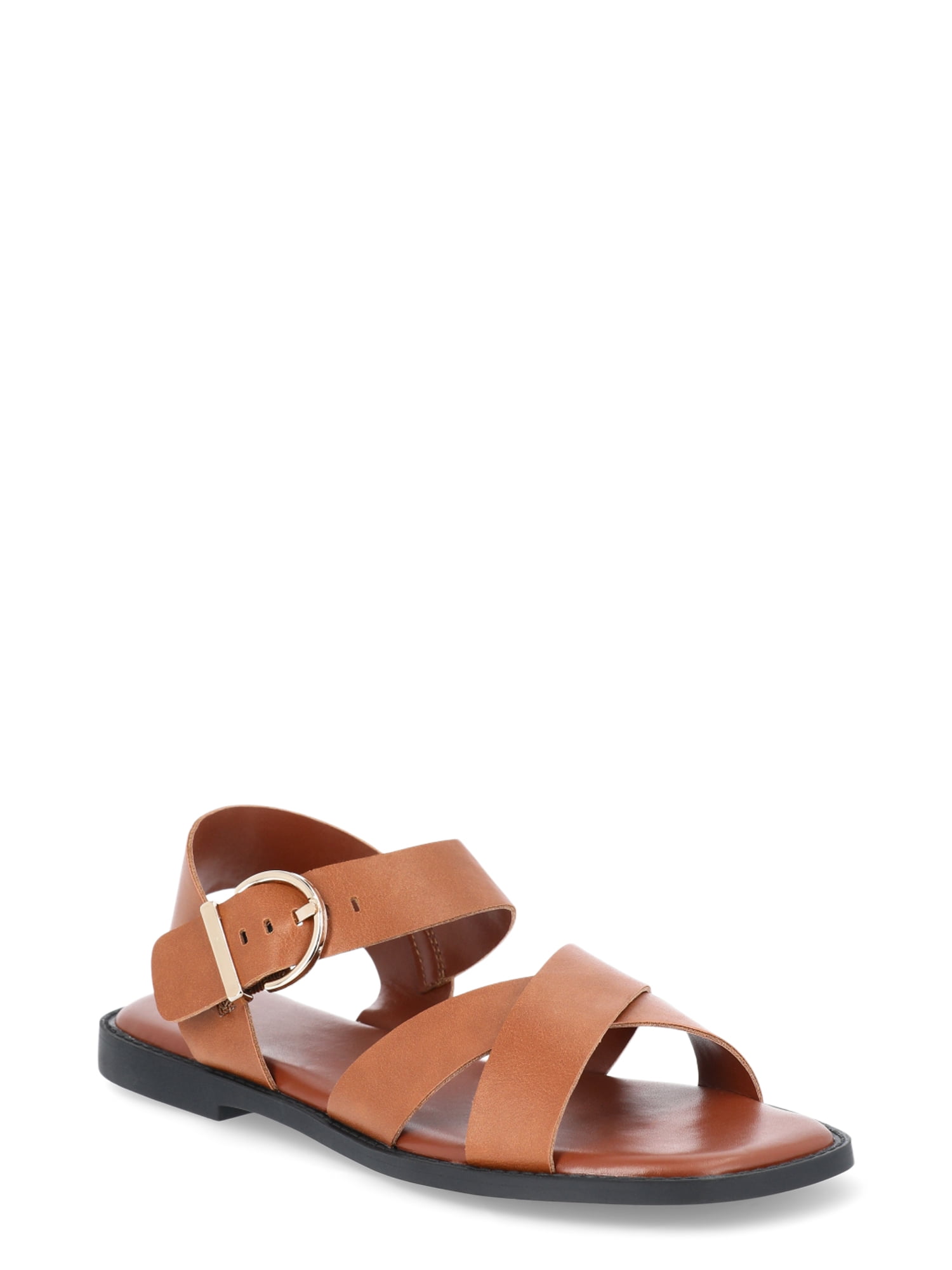 Time and Tru Women's Criss Cross Sandals - Walmart.com
