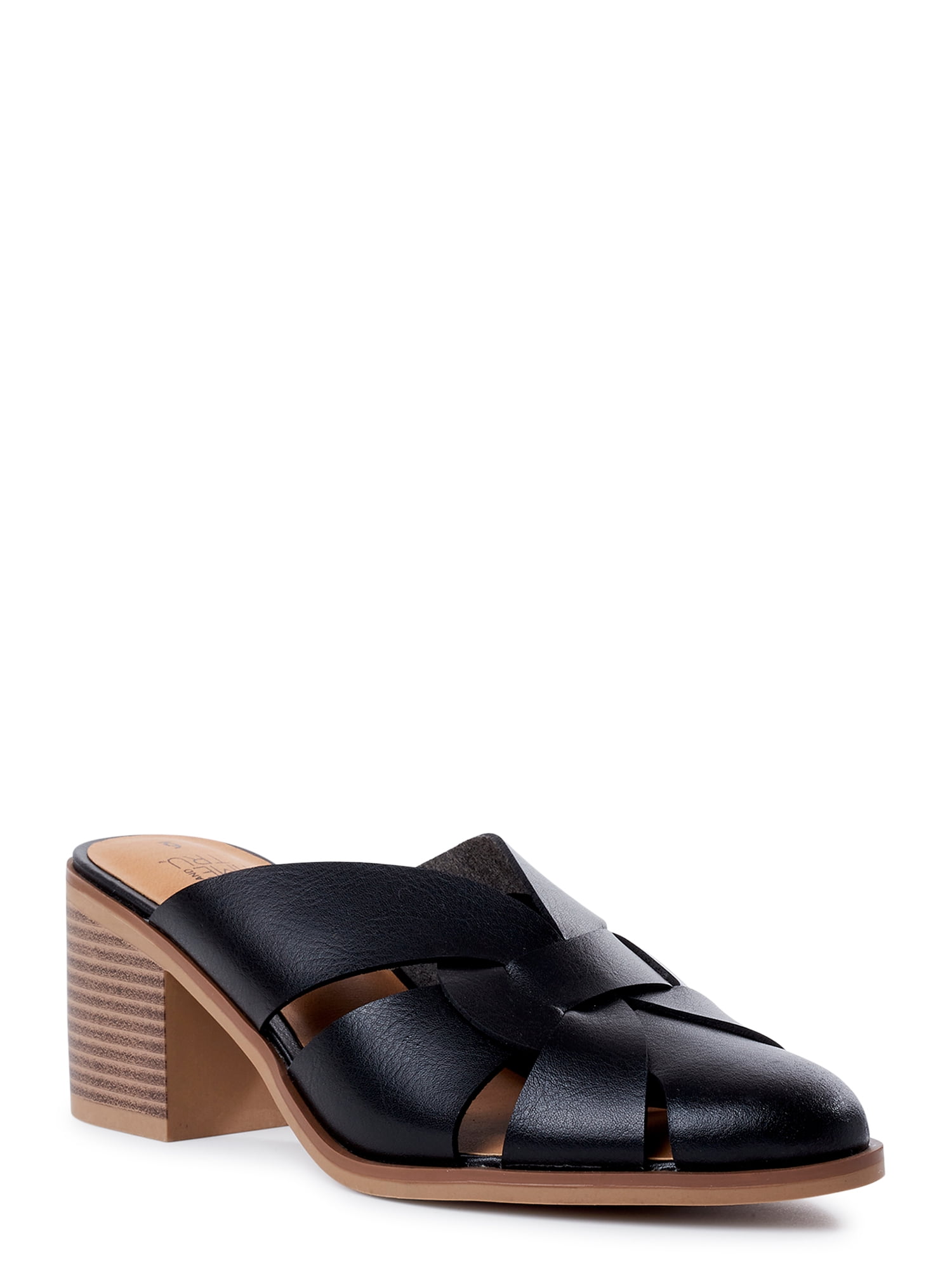 Time and Tru Women's Cut Out Heel Mule - Walmart.com