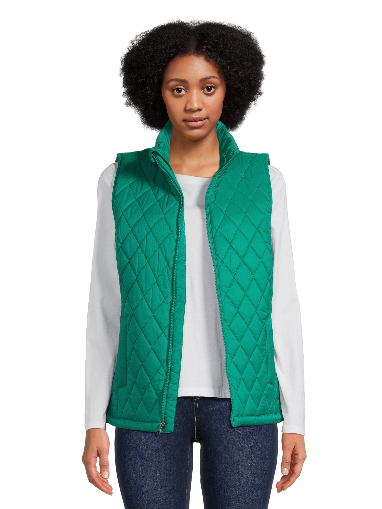 Time and Tru Women's Diamond Core Vest, Sizes XS-3X - Walmart.com