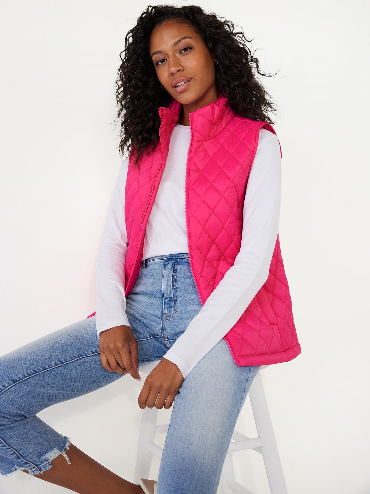 Time and Tru Women's Diamond Core Vest, Sizes XS-3X - Walmart.com