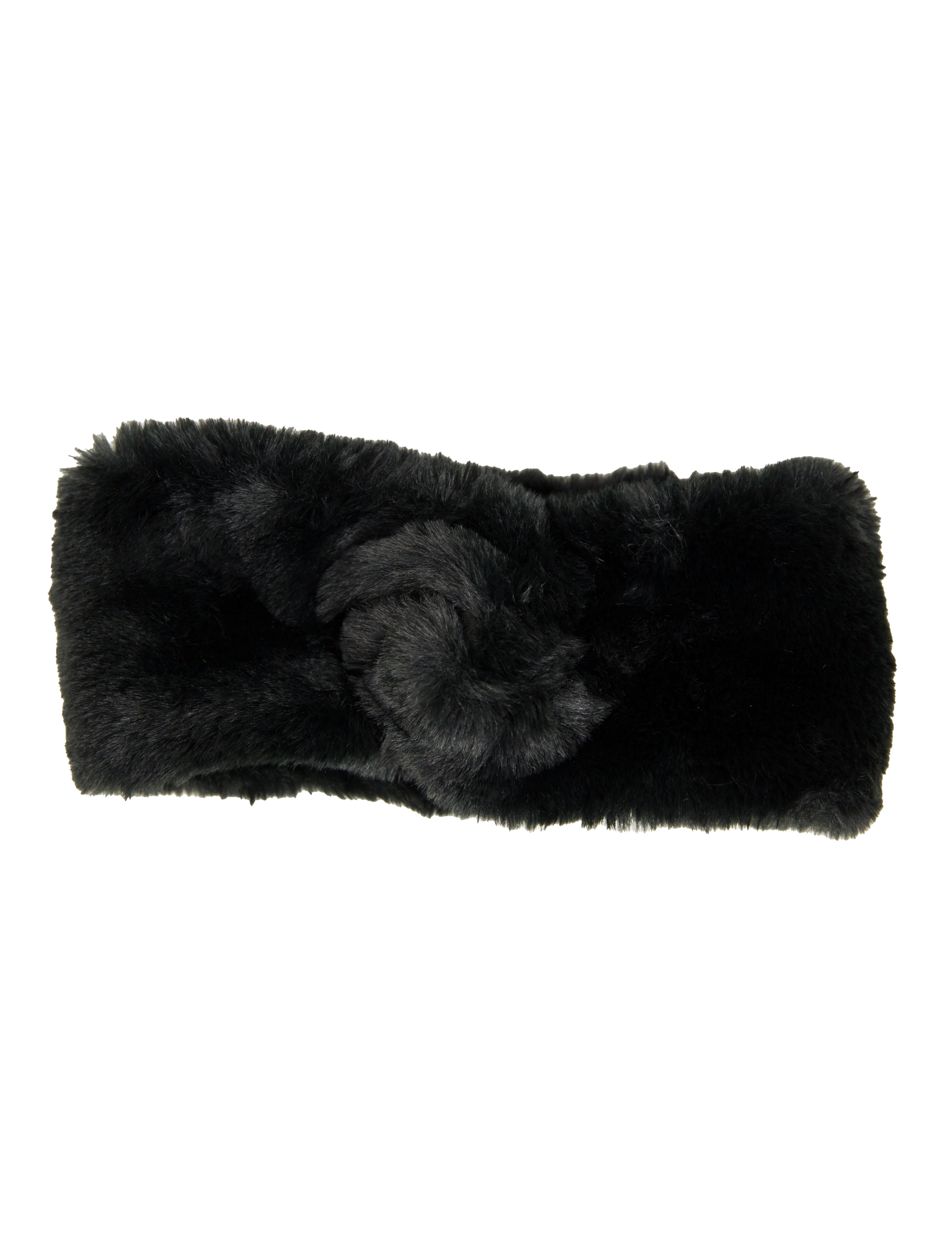 Time and Tru Women's Faux Fur Headwrap, Black - Walmart.com
