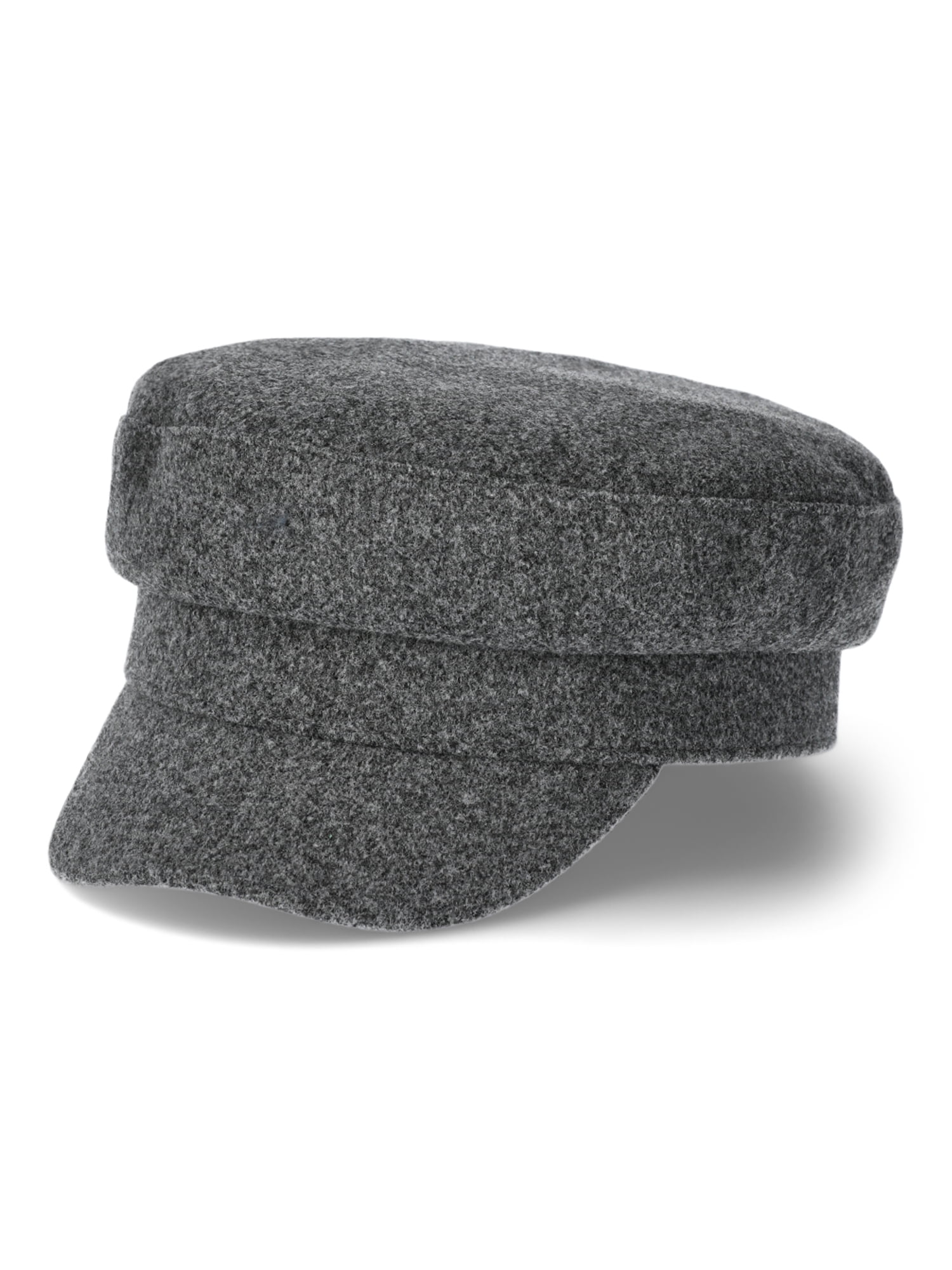 Time and Tru Women's Felt Cabbie Hat, Grey - Walmart.com