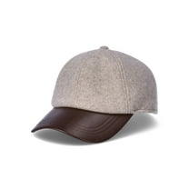 Time and Tru Women's Washed Cotton Twill Baseball Hat, Black Soot ...