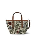 Time and Tru Women's Floral Vine Mini Tote Crossbody, Brown - Walmart.com
