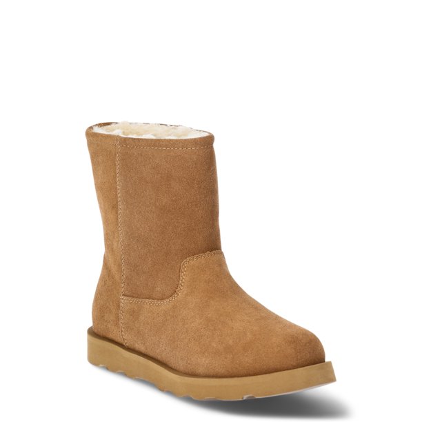 Time and Tru Women's Genuine Suede Cozy Boots, Sizes 6-11 - Walmart ...