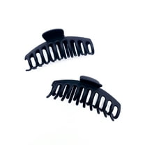 Scunci Claw Clips Unbreakable, Black and Tortoiseshell, 2 Count ...