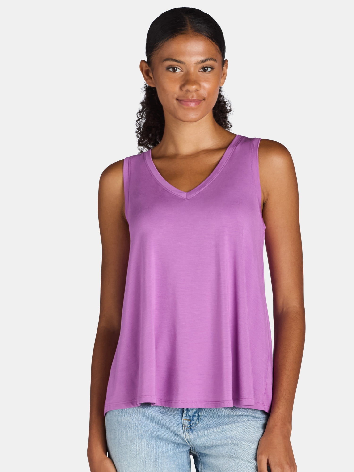 Time and Tru Women's Hi-Low Tank Top, Sizes S-XXXL - Walmart.com