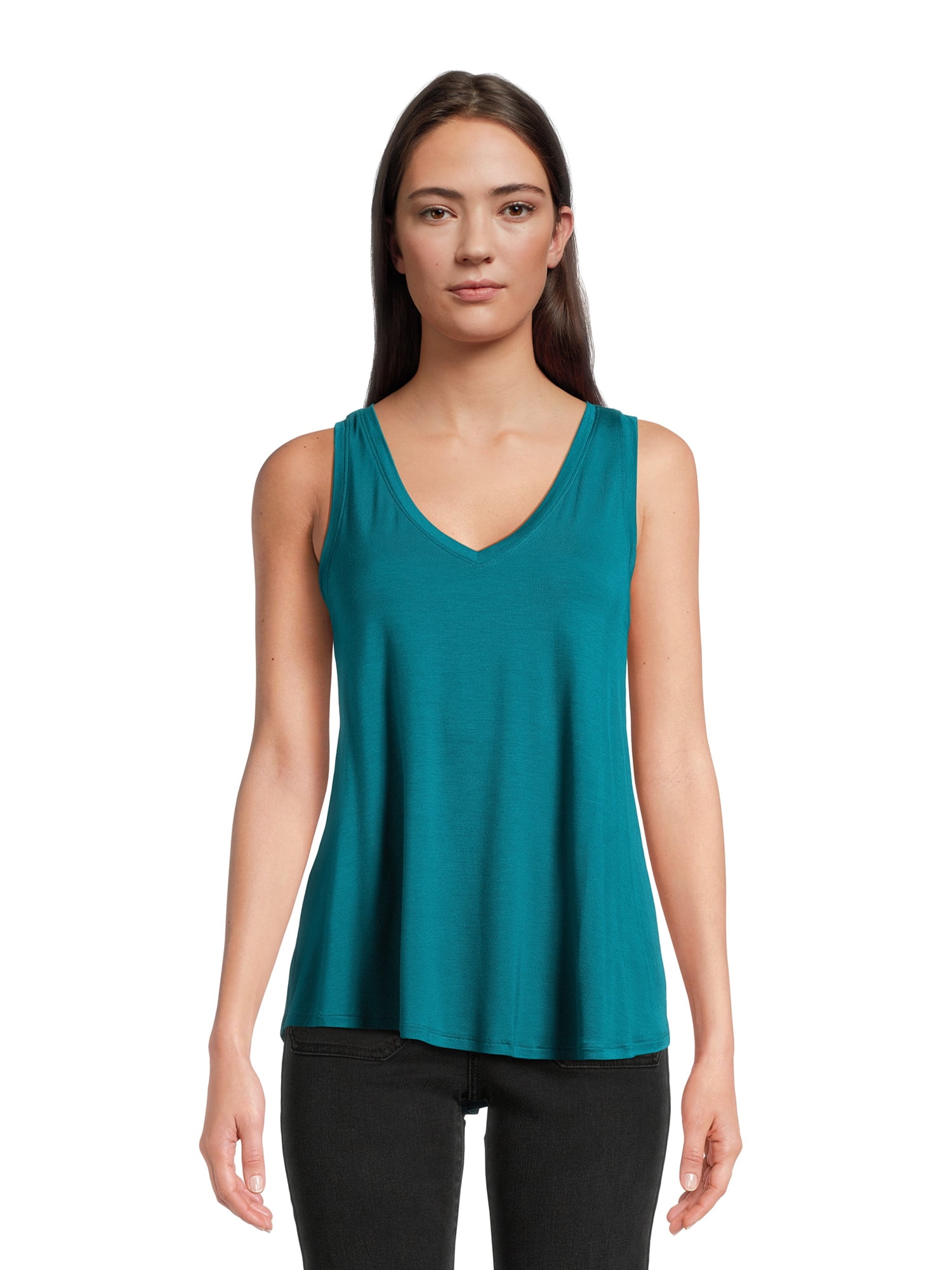 Time and Tru Women's Hi-Low Tank Top, Sizes S-XXXL - Walmart.com