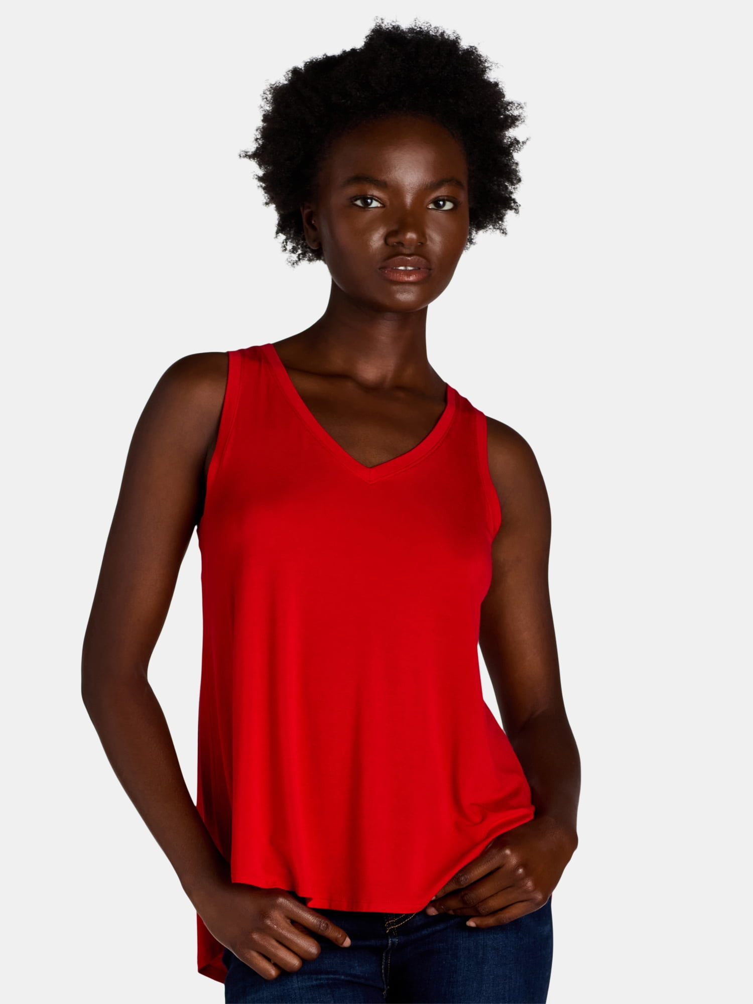 Time and Tru Women's High Low Tank Top, 2-Pack, Sizes XS-XXXL - Walmart.com