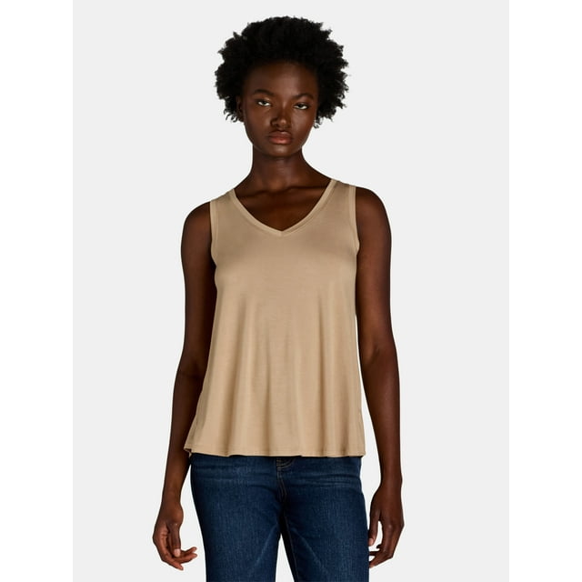 Time and Tru Women's High Low Tank Top, 2-Pack, Sizes XS-XXXL - Walmart.com