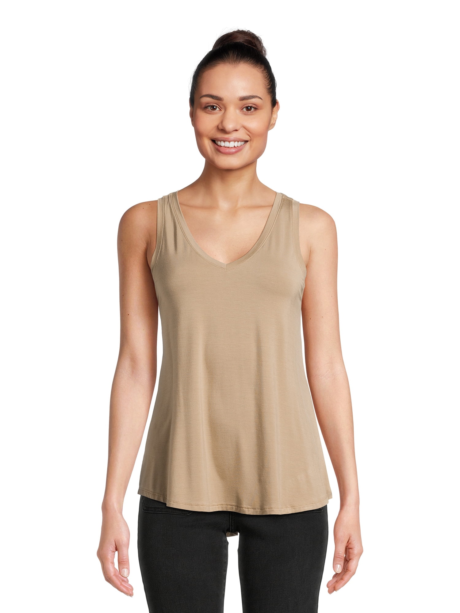 Time and Tru Women's High Low Tank Top, Sizes S-3XL - Walmart.com