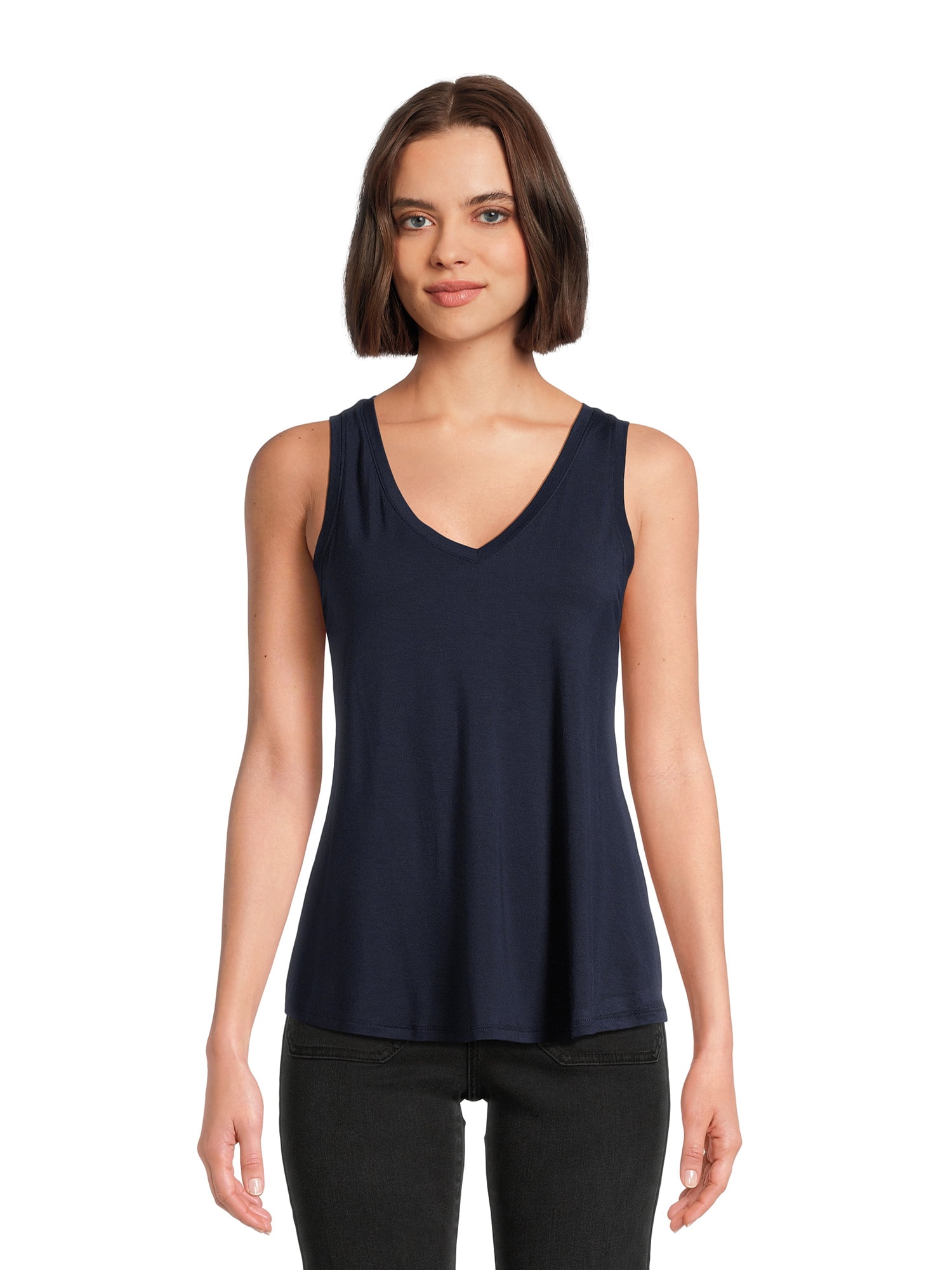 Time and Tru Women's High Low Tank Top, Sizes S-3XL - Walmart.com