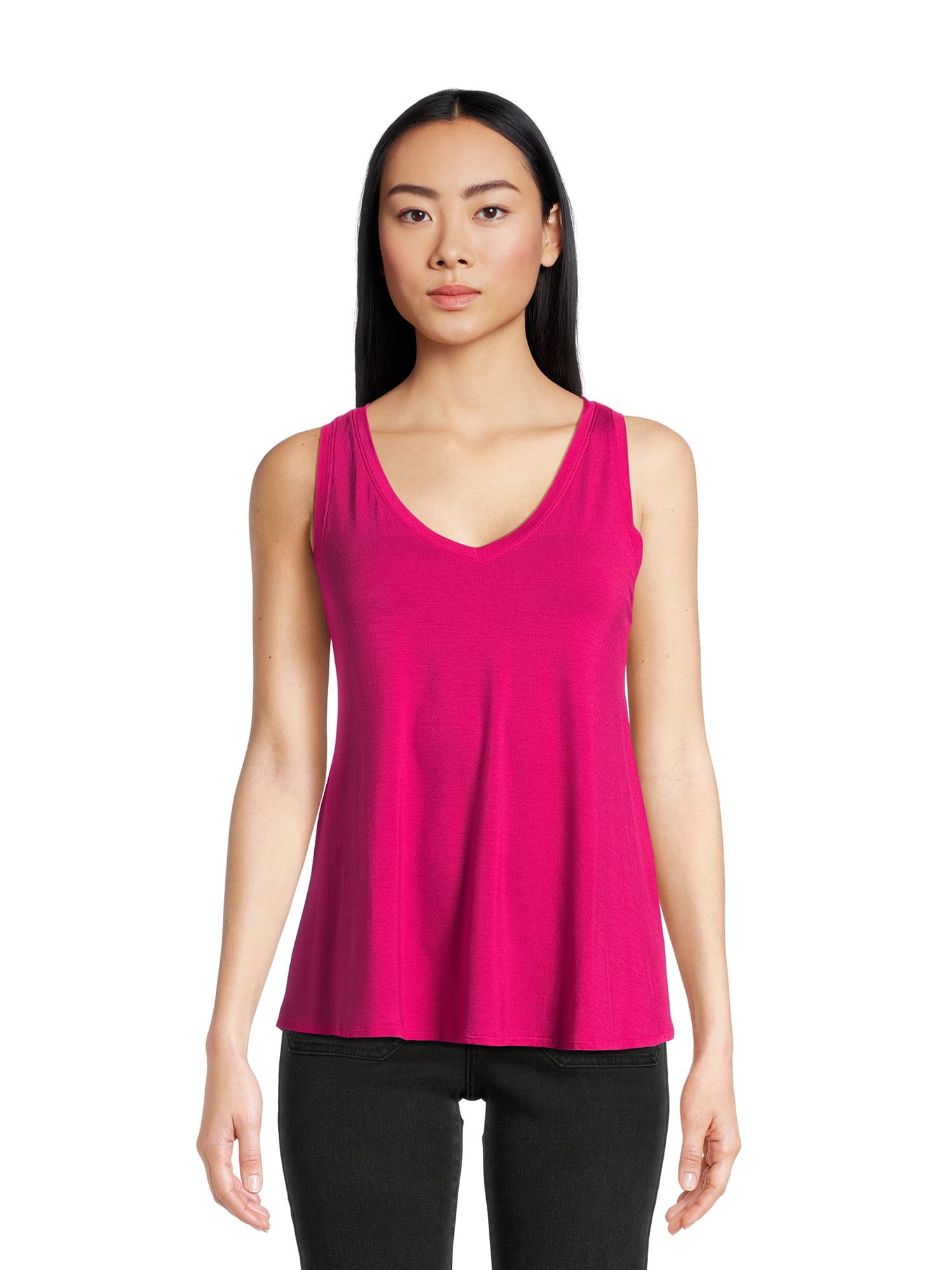Time and Tru Women's Hi-Low Tank Top, Sizes S-XXXL - Walmart.com