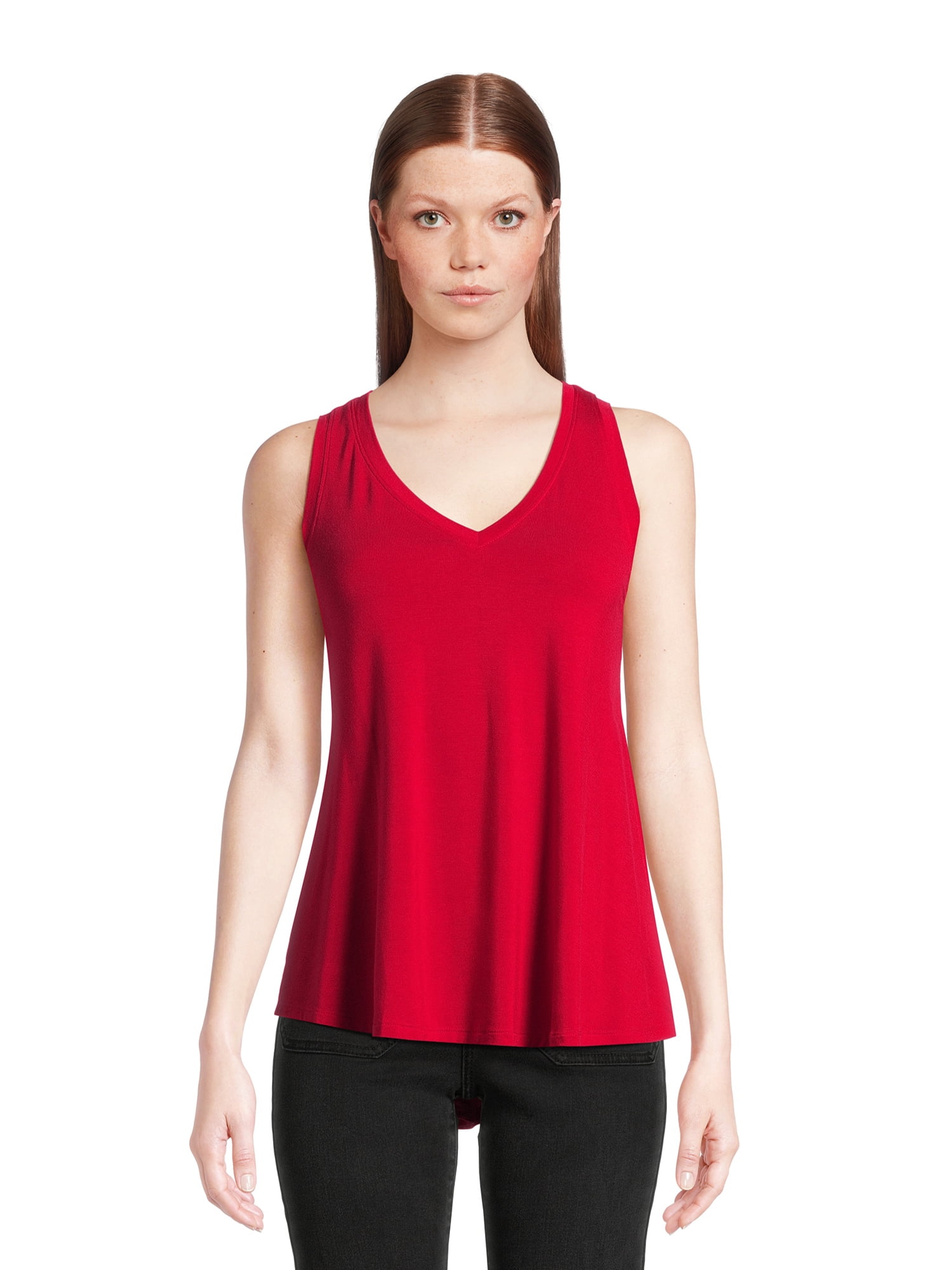 Time and Tru Women's Hi-Low Tank Top, Sizes S-XXXL - Walmart.com