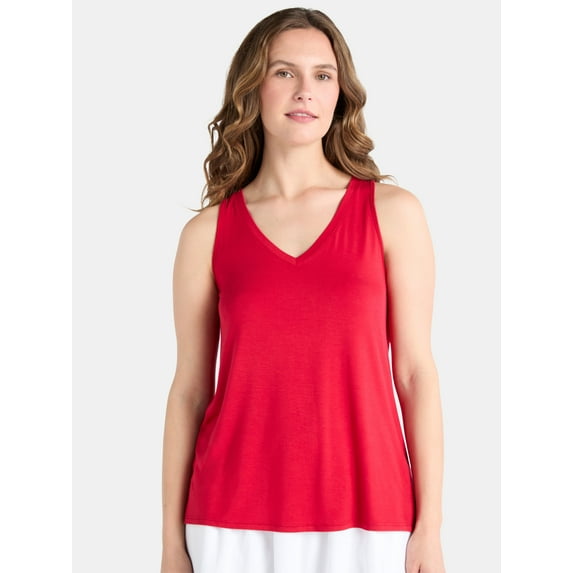 Time and Tru Women's High Low Tank Top, Sizes XS-XXXL - Walmart.com