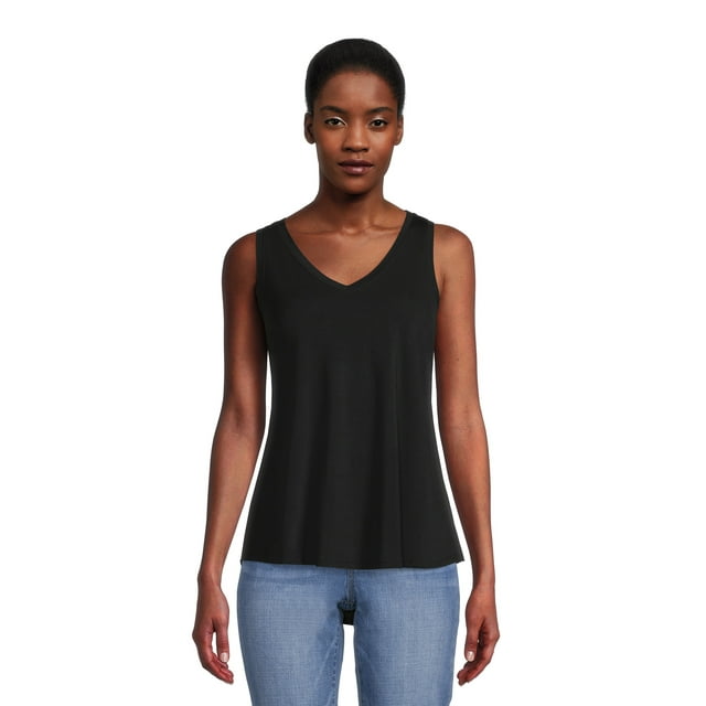 Time and Tru Women's High Low Tank Top - Walmart.com