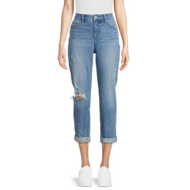 Time and Tru High Rise Bootcut Jeans Women's - Walmart.com