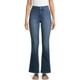 Time and Tru Women's High Rise Slim Bootcut Jeans - Walmart.com