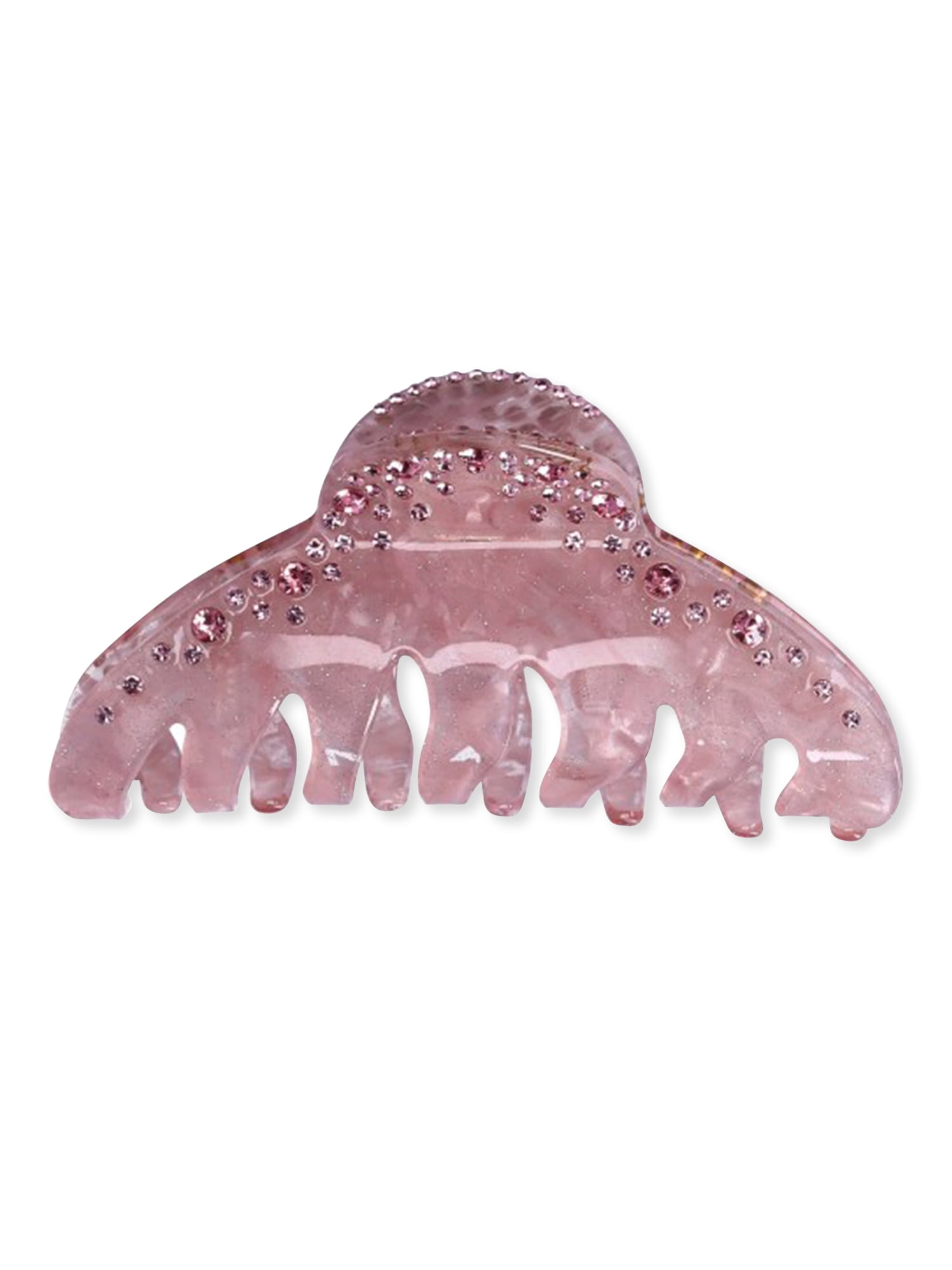 Time and Tru Women’s Large Embellished Claw Hair Clip, Blush - Walmart.com