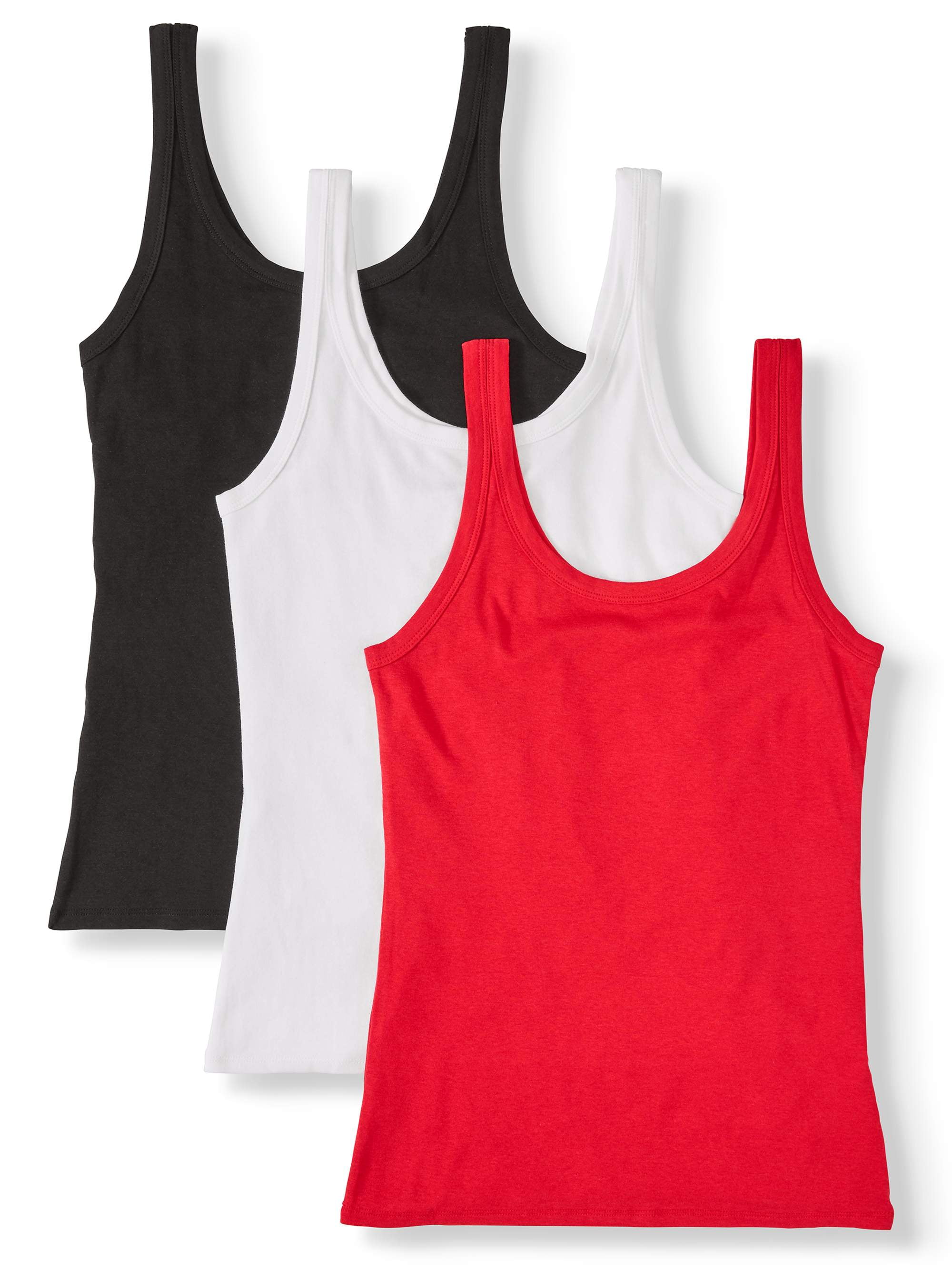 Time and Tru Women's Layering Tank Top, 3 Pack - Walmart.com
