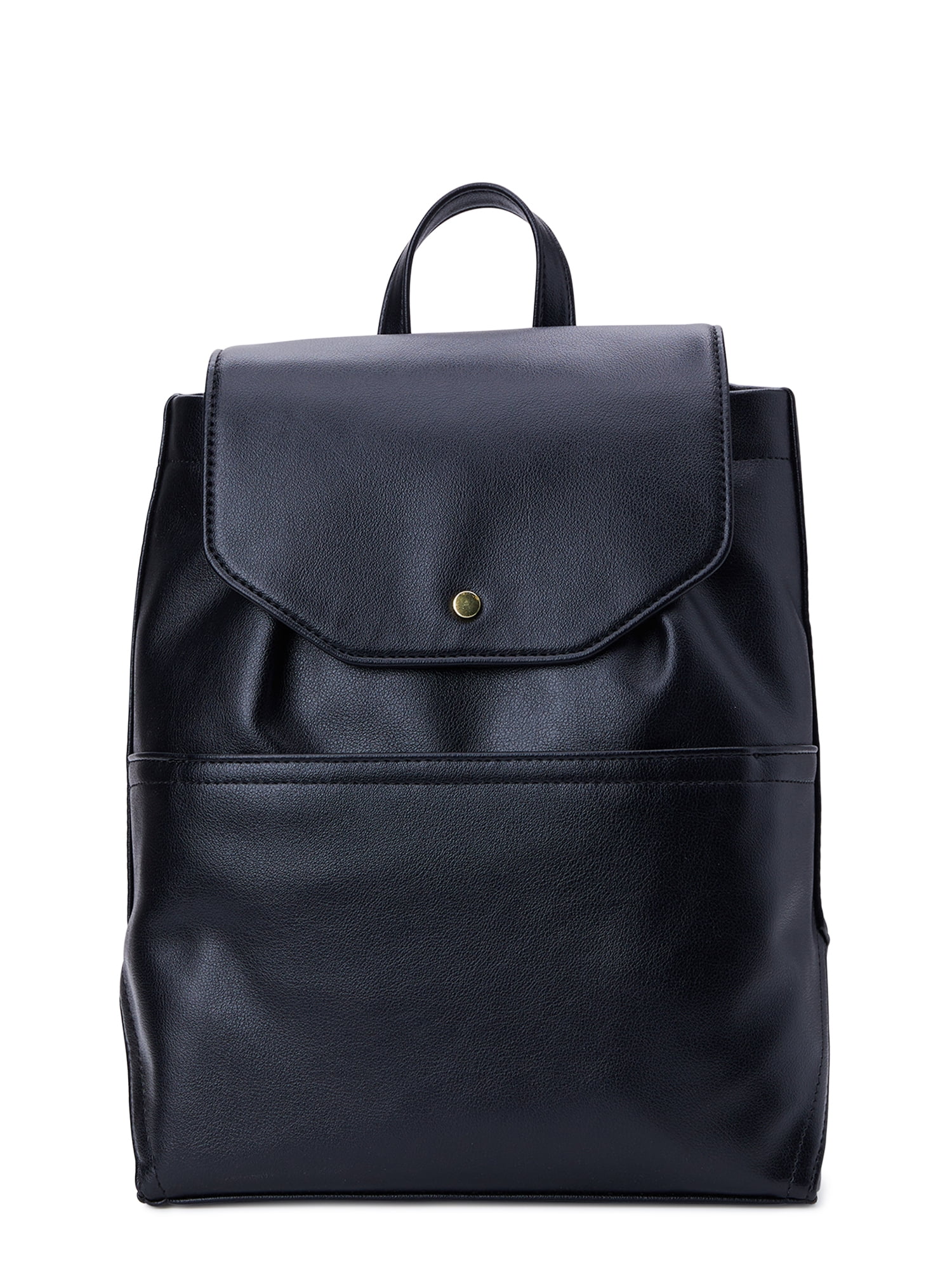 Time and Tru Women's Layla Backpack Black - Walmart.com