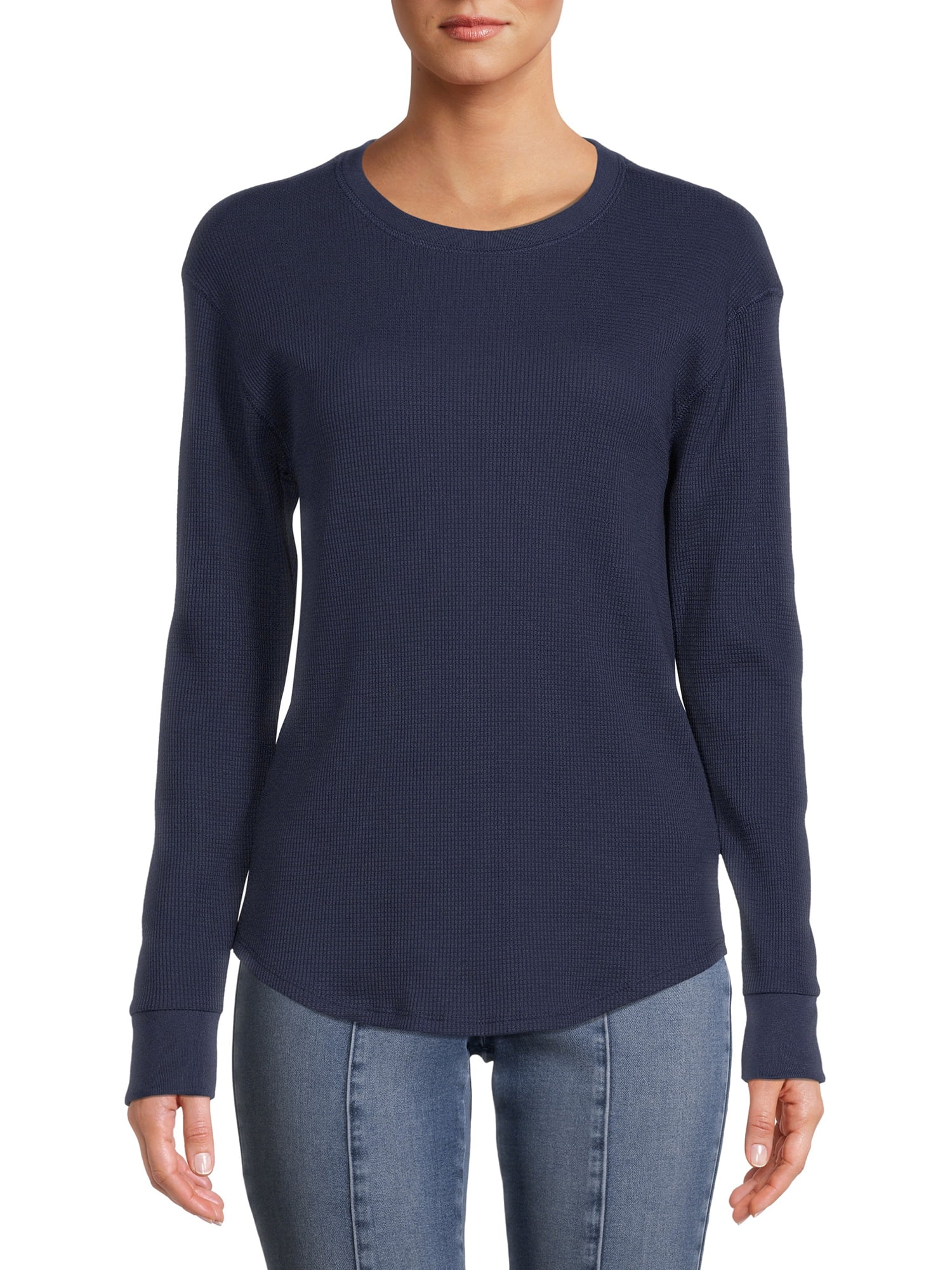 Time And Tru Womens Long Sleeve Thermal T Shirt