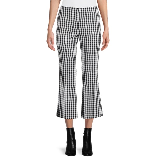 Time and Tru Women's Mid Rise 25" Inseam with Side Zip Closure Kick ...