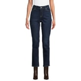 Time and Tru Women’s Mid Rise Straight Leg Jeans, 30" and 28" Inseams ...