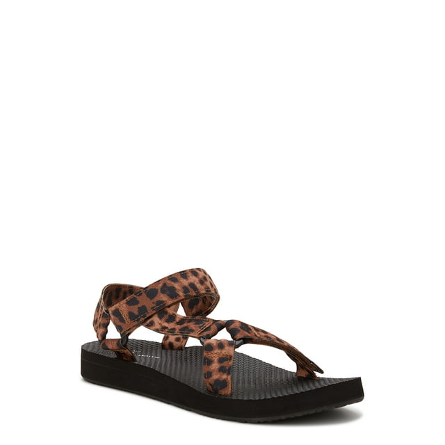 Time and Tru Women's Nature Sandals – Wide Width Available - Walmart.com