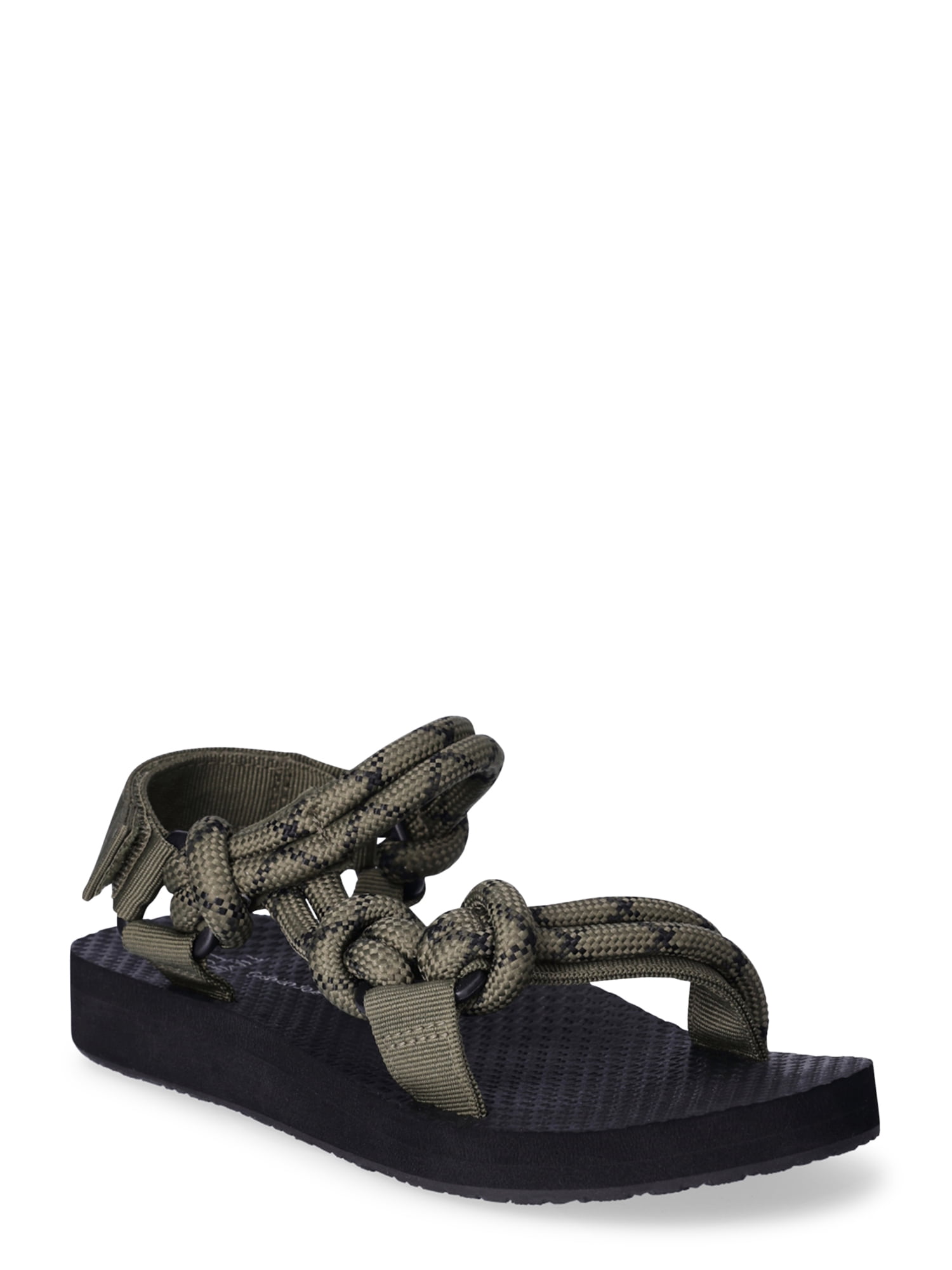 Time and Tru Women's Nature Flat Sandals - Walmart.com