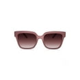 Time and Tru Women's Park Lane Milky Pink Plastic Square Sunglasses ...