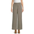 Time and Tru Women's Petite Wide Leg Pants, 28" Inseam for Petite ...