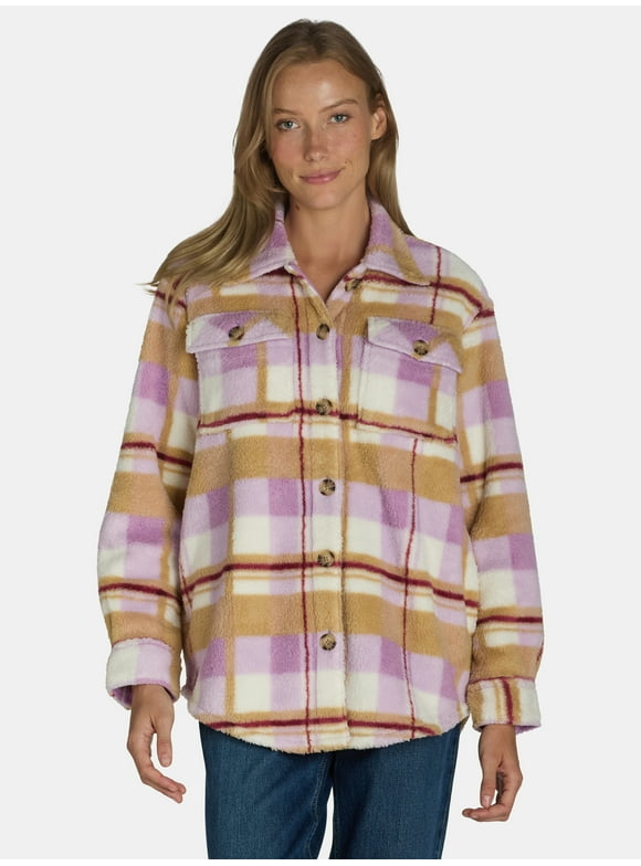 Womens Shackets in Womens Coats - Walmart.com