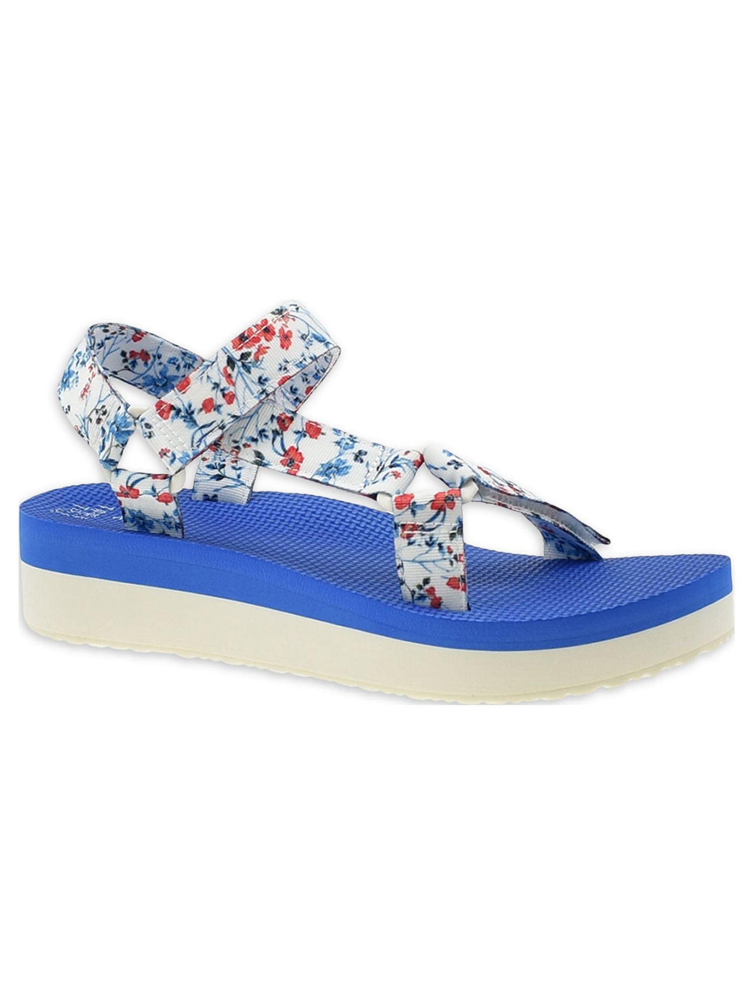 Time and Tru Women's Platform Nature Sandals - Walmart.com