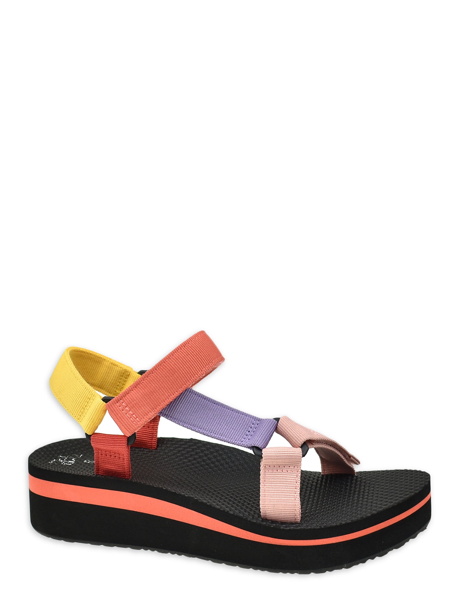 Time and Tru Women's Platform Nature Sandals - Walmart.com