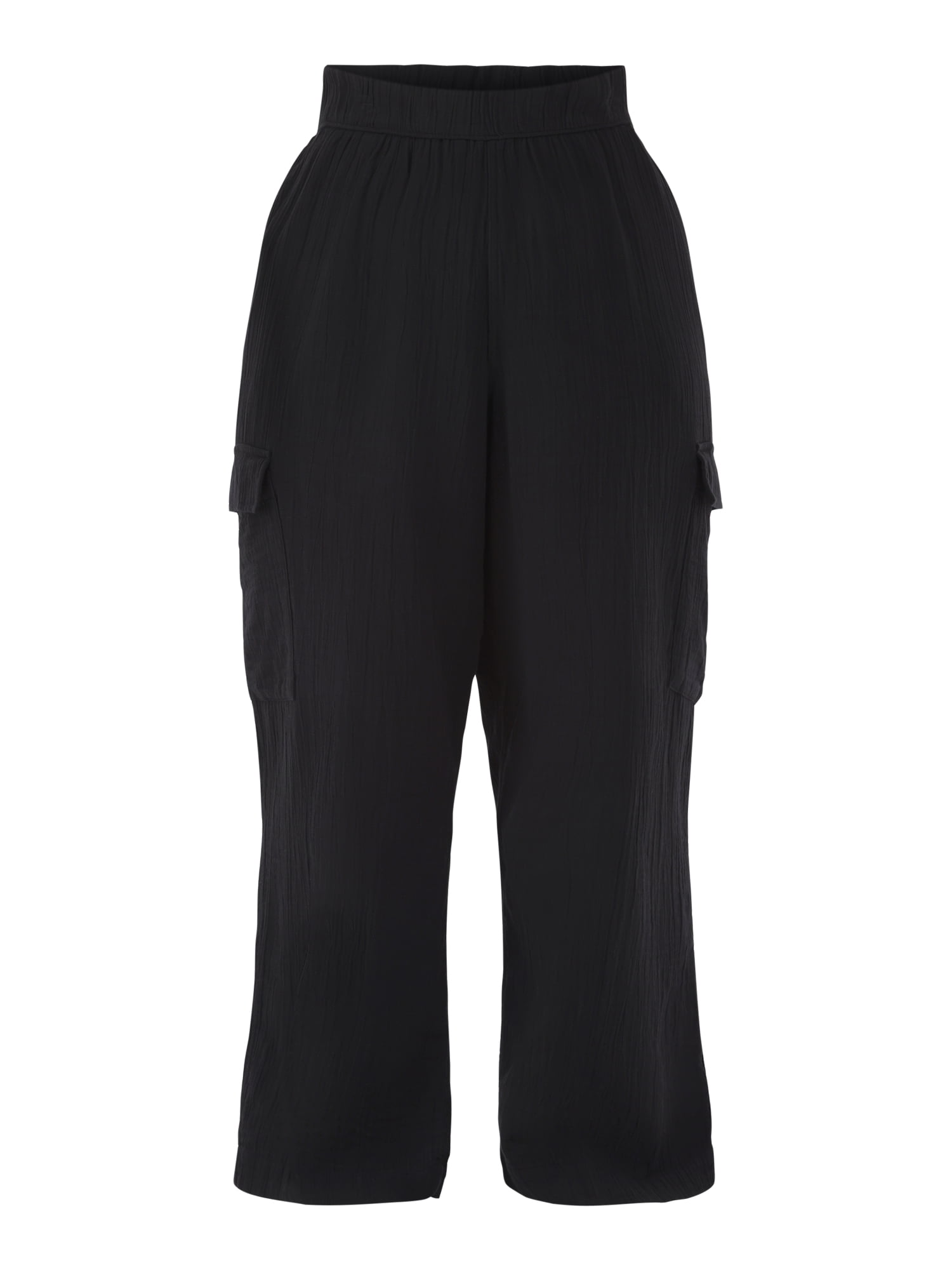 Time and Tru Women's and Women's Plus Cotton Double Cloth Cargo Pants ...