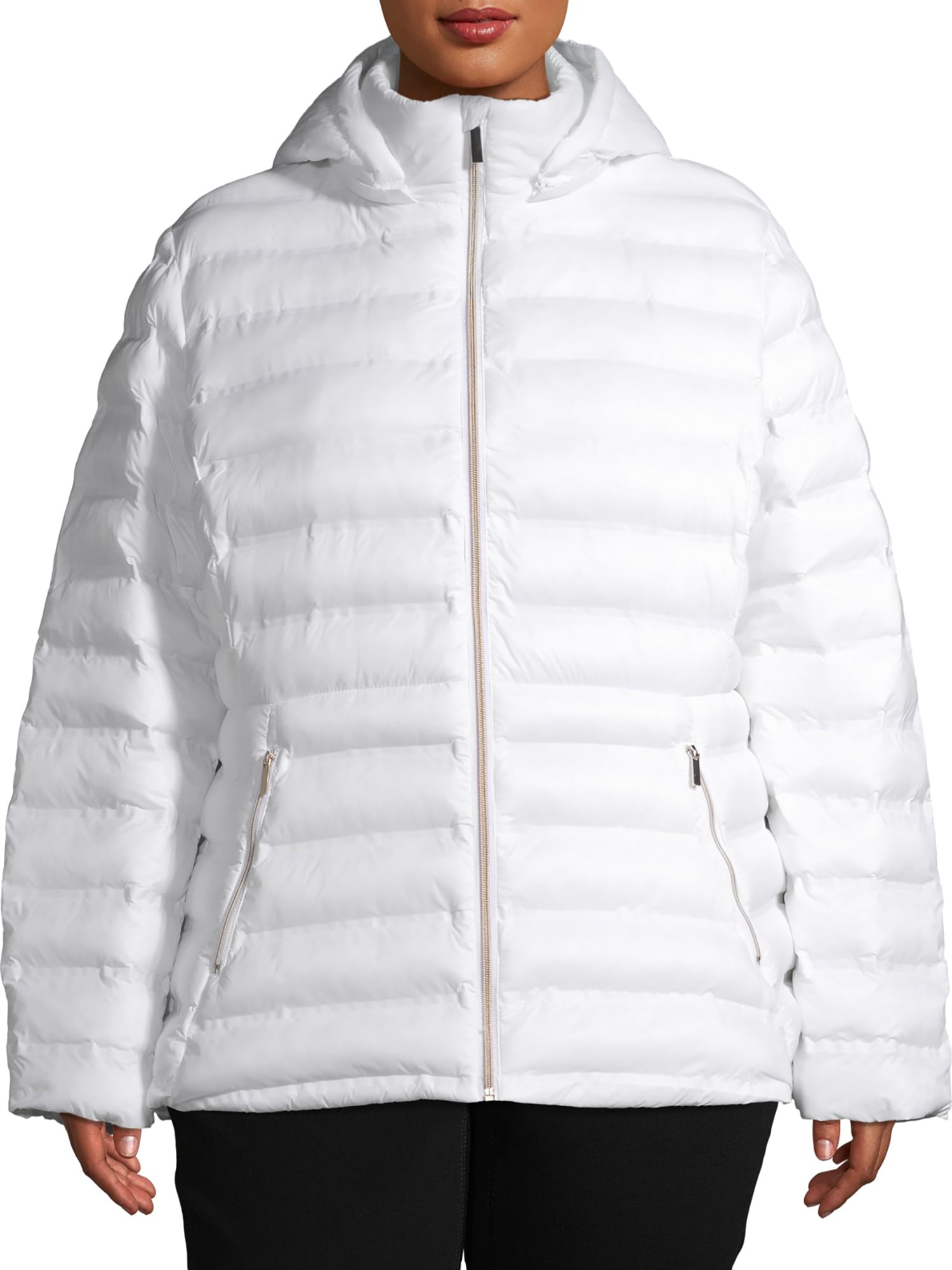 Time and Tru Plus Size Packable Puffer Jacket - Walmart.com