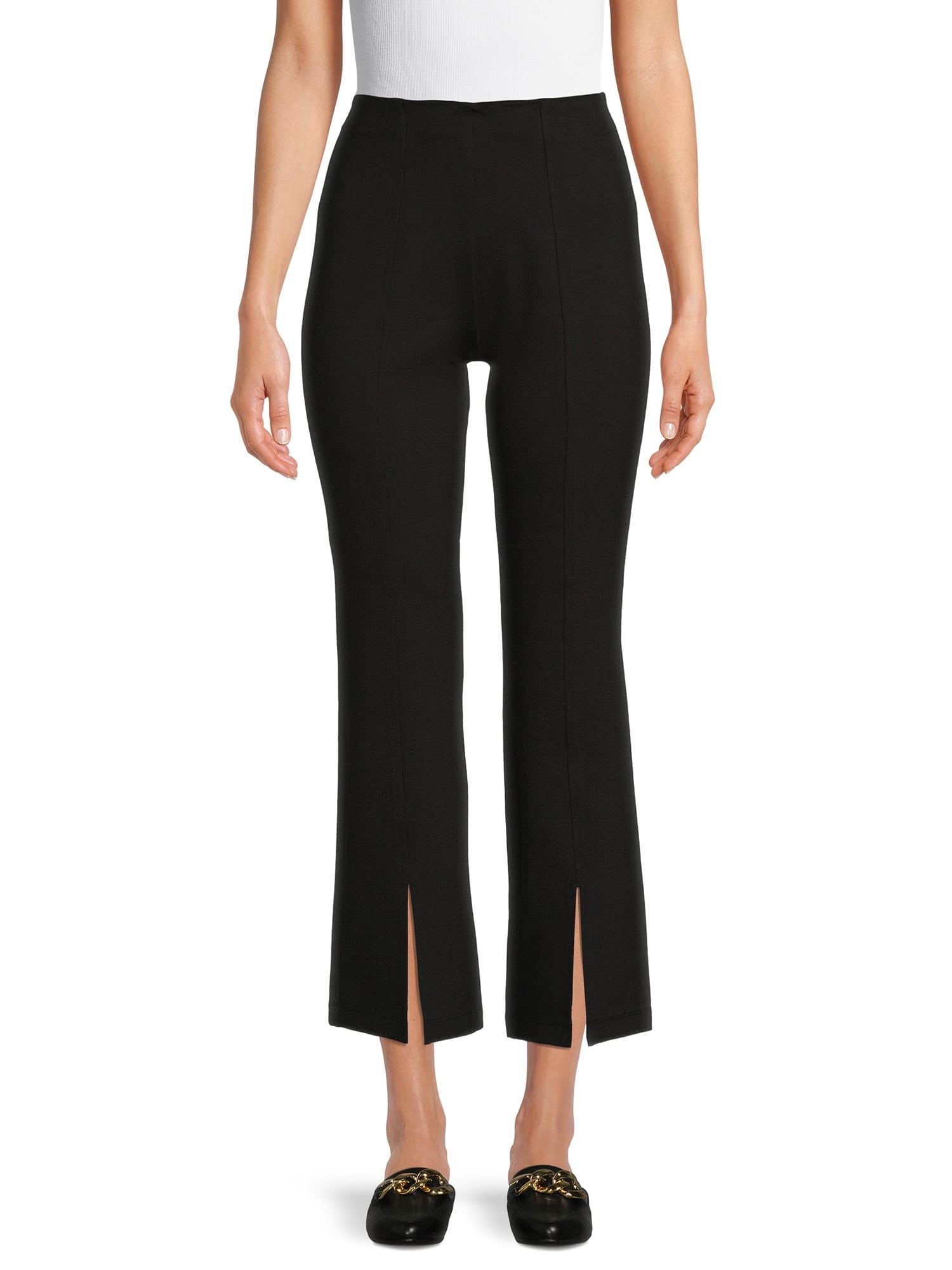 Time and Tru Women's Ponte Bootcut Pants - Walmart.com