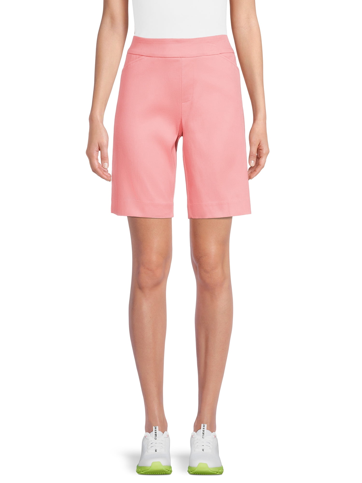 Time and Tru Women's Pull-On Bermuda Shorts, Sizes S-XXL - Walmart.com