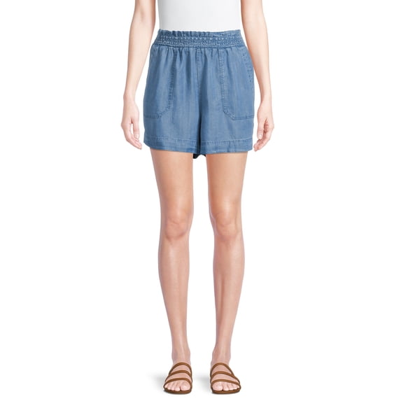 Time and Tru Women's Pull-On Short, Sizes XS-XXXL (Women's and Women's ...