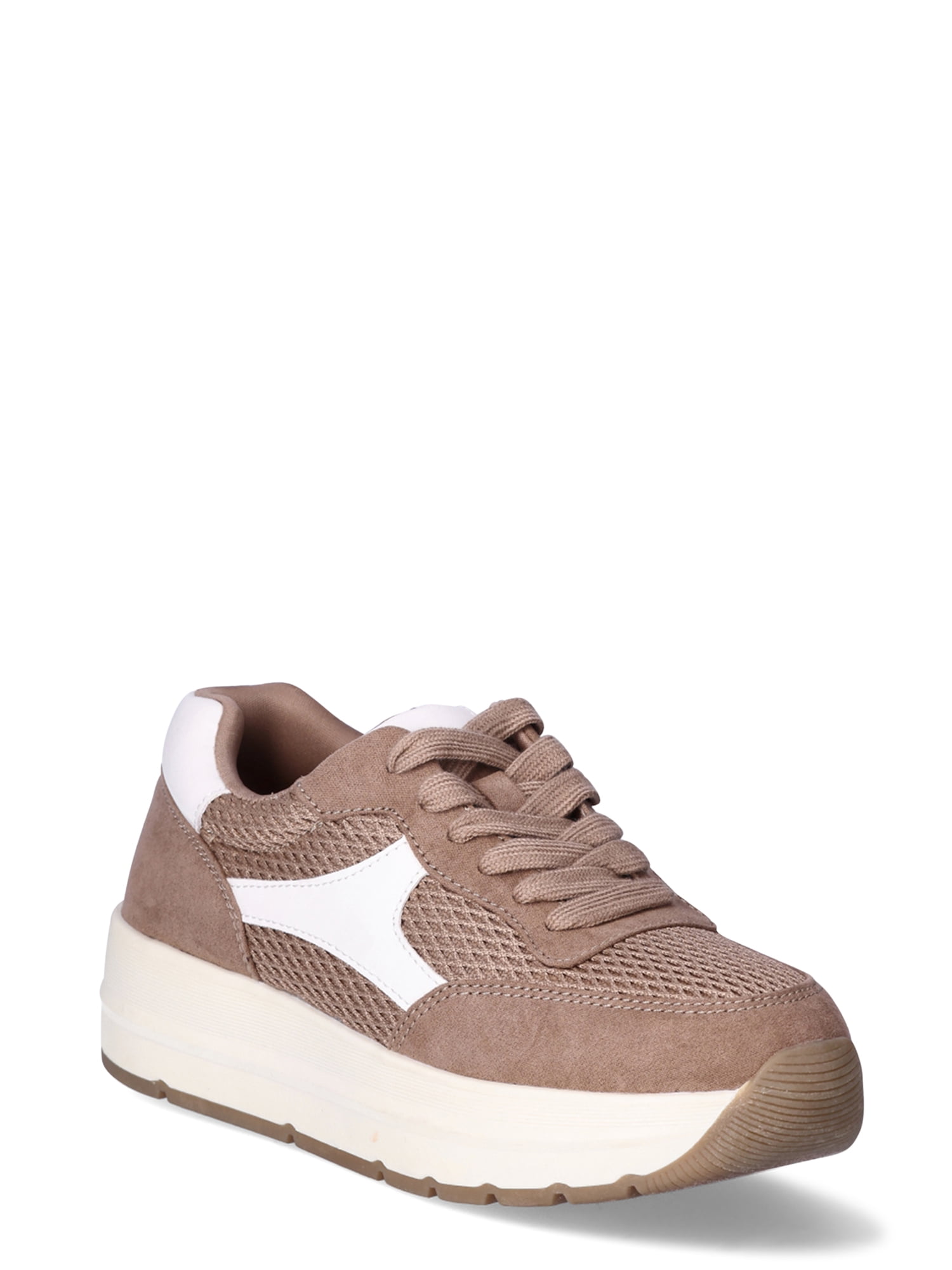 Time and Tru Women's Retro Platform Sneakers, Sizes 6-11 - Walmart.com