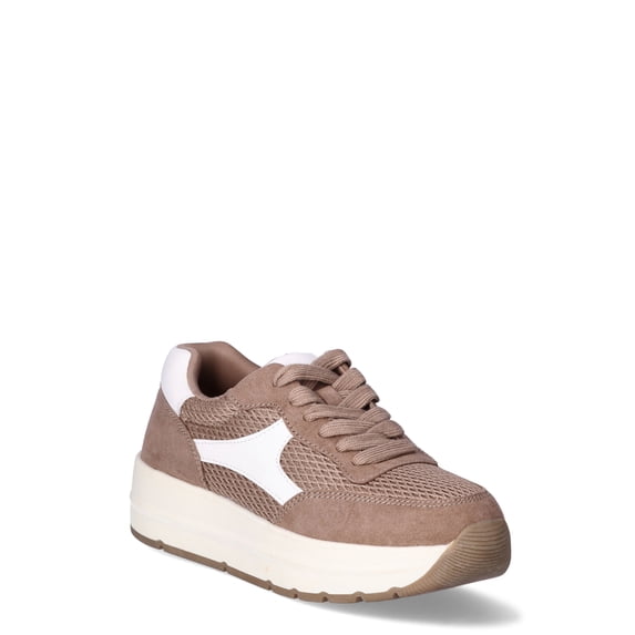 Time and Tru Women's Retro Platform Sneakers, Sizes 6-11 - Walmart.com