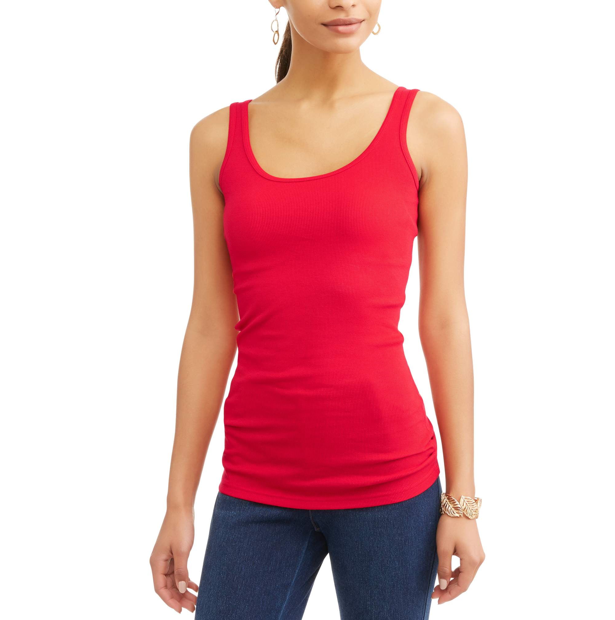 Time and Tru Women's Rib Tank - Walmart.com